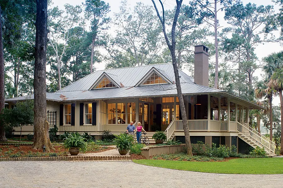 Tideland Haven House Plan | 2-Bedroom Southern Cottage Design